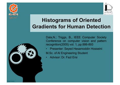 Pdf Histograms Of Oriented Gradients For Human Detection