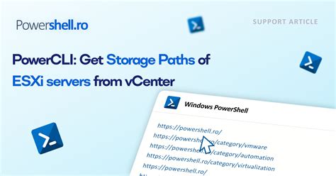 Powercli Get Storage Paths Of Esxi Servers From Vcenter Powershellro