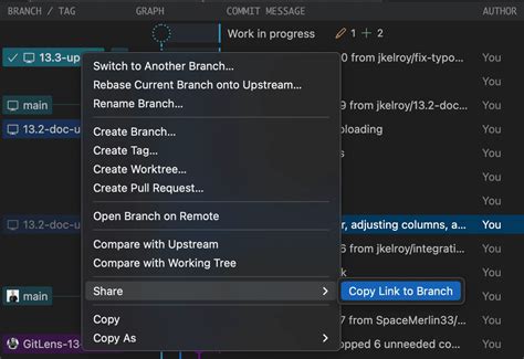 Core Features GitLens