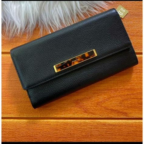 Jual Fossil Blake Long Wallet Black Shopee Indonesia