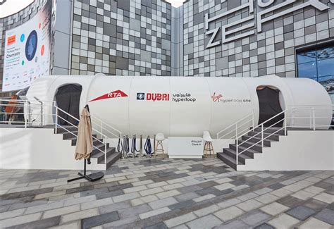 In Pictures Hyperloop Passenger Pod Prototype Unveiled In Dubai Construction Week Online