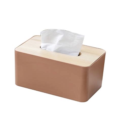 Wooden Tissue Box With Removable Lid Eco Friendly Grandado