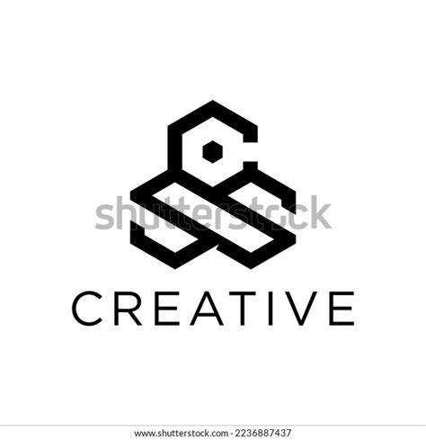 Css Letter Monogram Logo Design Template Stock Vector Royalty Free