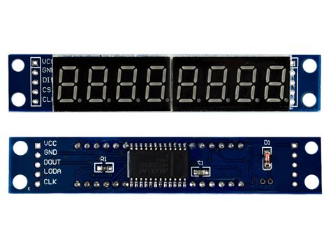 Módulo Display Led 8 Dígitos Com Interface Controle Spi Max7219