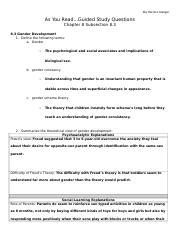 Chapter Gender Sky Grnager COMPLETE Docx Sky Herrera Granger As You Read Guided