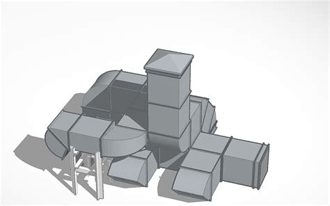 3d Design Hvac Duct Building Blocks Tinkercad