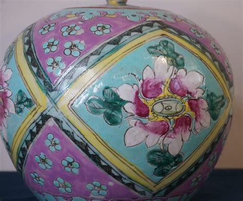 Chinese Antique Porcelain Ginger Jar South East Asia Guangxu 1900 For