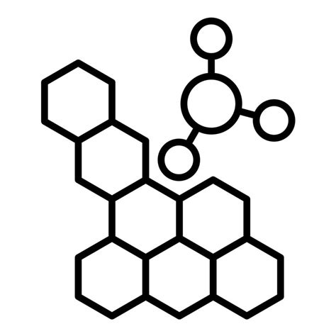 Molecular Structure Line Icon 14810562 Vector Art At Vecteezy