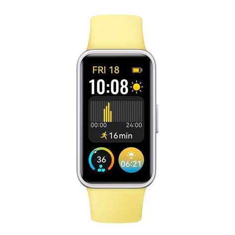 ساعة سمارت هواوى Band 9، مقاس 1 47 بوصة، اصفر Kim B19