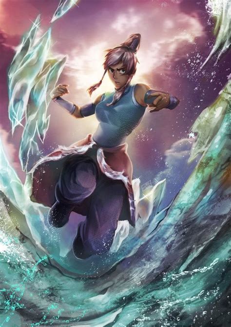 Safebooru 1girl Avatar The Last Airbender Bare Shoulders Blue Eyes