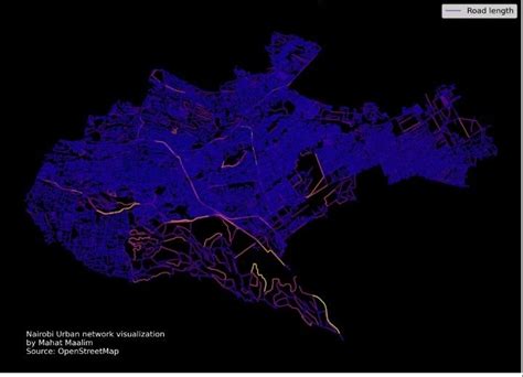 Today We Are Visualizing Nairobi Urban Networks Mahat Maalim