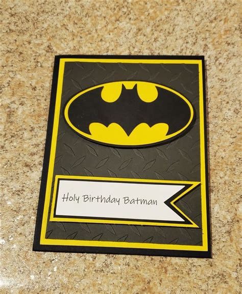 Batman Birthday Card Batman Gifts Batman Birthday Birthday Card Drawing