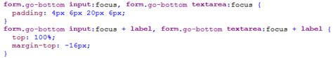 membuat form transition dengan css3