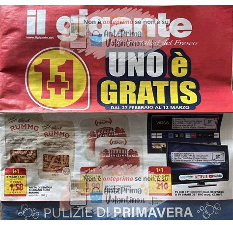Anteprima Volantino Il Gigante Marzo 2025 Anteprima Volantino Il Gigante Marzo 2025