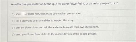 An Effective Presentation Technique For Using Chegg