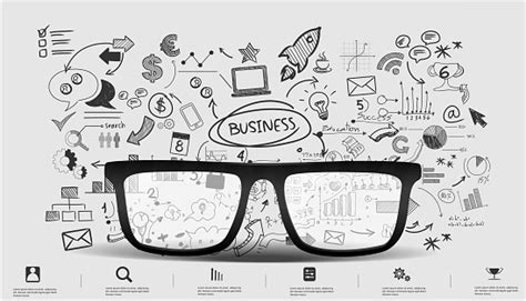 성공 창의력 아이디어와 계획을위한 안경 브레인 스토밍은 창조적 인 작품을 분석 생각 평면 디자인 일러스트 0명에 대한 스톡 벡터 아트 및 기타 이미지 Istock