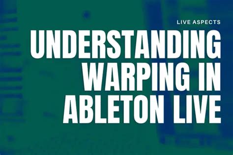 How To Use Swing In Ableton Live Live Aspects