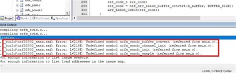undefined symbol nrfx saadc buffer convert referred from main o