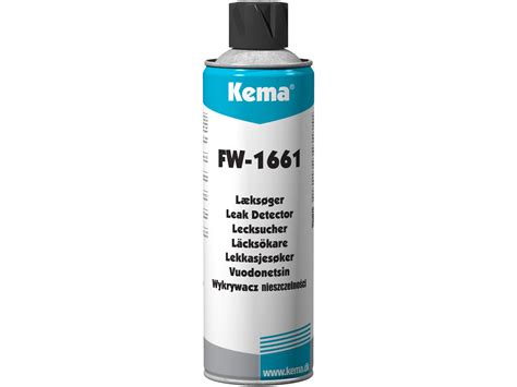 Kema Lækagesøgespray Fw 1661 500ml Testet And Godkendt