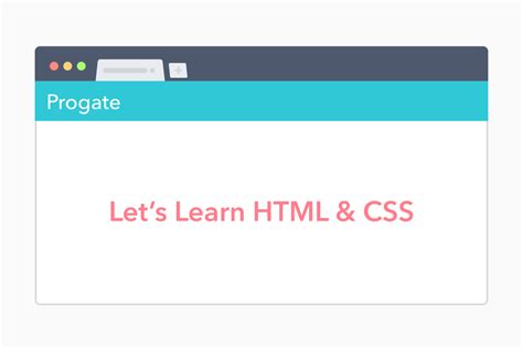 HTML CSS Progate Journey