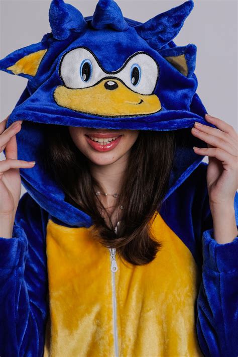 Sonic Winter Onesie The Lazy Fam