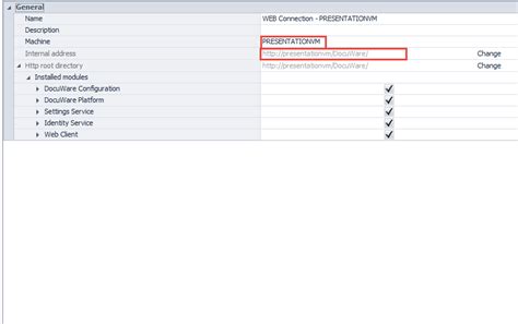 How To Ensure Web Connections Have Been Configured Correctly DocuWare Support Portal