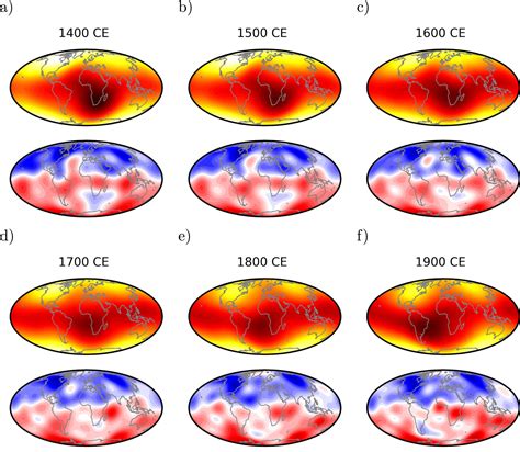 How To Plot The Geomagnetic Field Intensity At The Earths Surface Use
