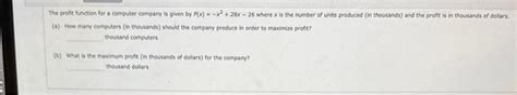 Solved The Probit Function For A Computer Company Is Given