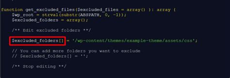 Exclude All Css Files In A Folder Directory From Load Css