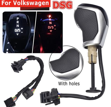 Vw Dsg Led Gear Shift Knob Golf Mk6 Mk7 Passat B7 B8 Cc Tiguan Gti Mania