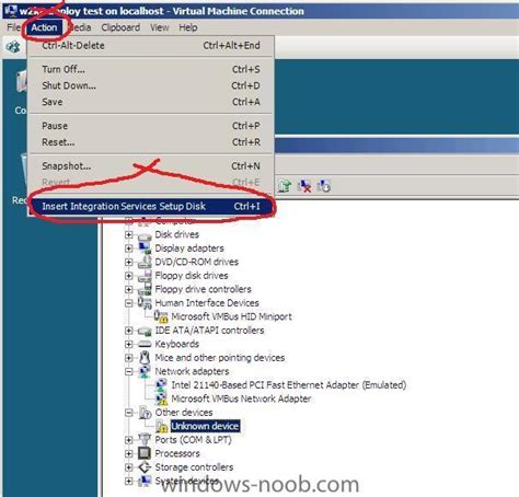Integration Services Setup Disk Hyper V Windows Noob