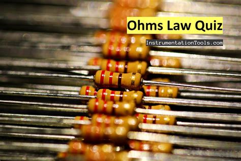 Ohms Law Objective Questions And Answers Inst Tools
