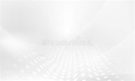 Abstract Grey Background Poster With Dynamic Waves Technology Network