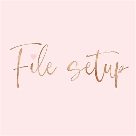 File Setup Foil Print File Setup Foil Setup File Print File Etsy