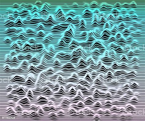 초록 물결 모양 배경입니다 동적 효과입니다 미래 벡터 일러스트입니다 0명에 대한 스톡 벡터 아트 및 기타 이미지 0명 3차원 형태 가리기 Istock