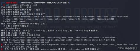 cve 2019 20933 influxdb未授权访问 vulhub csdn博客