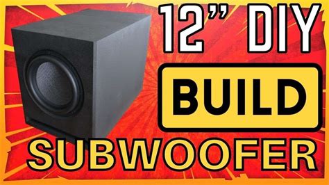 Free Diy Subwoofer Projects