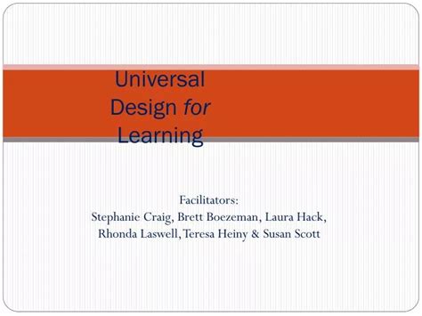 PPT Universal Design For Learning PowerPoint Presentation Free Download ID 6727990
