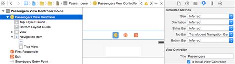 ios adding navigationitem titleview in storyboard is failing stack