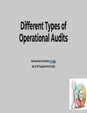 Types Of Operational Audit Pdf Different Types Of Operational Audits By Smartsheet Contributor