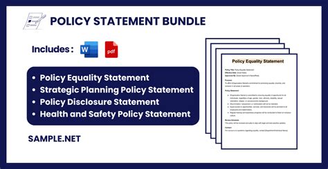 Free 47 Policy Statement Samples Pdf Word