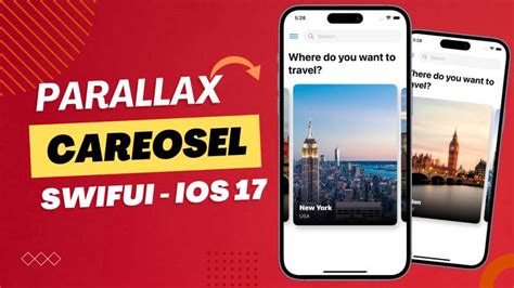 parallax carousel scroll swiftui ios 17 xcode 15 swiftui
