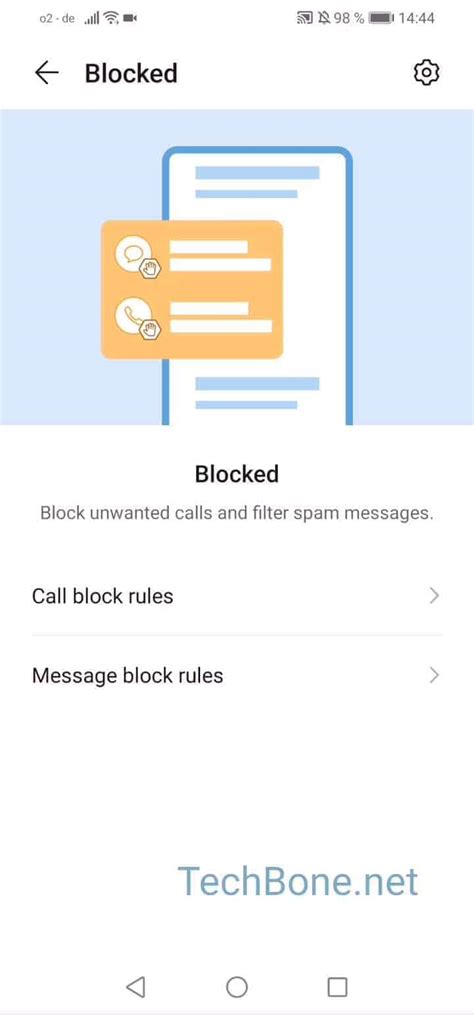 How To Enable Or Disable Automatically Block Unknown Numbers Huawei Manual Techbone