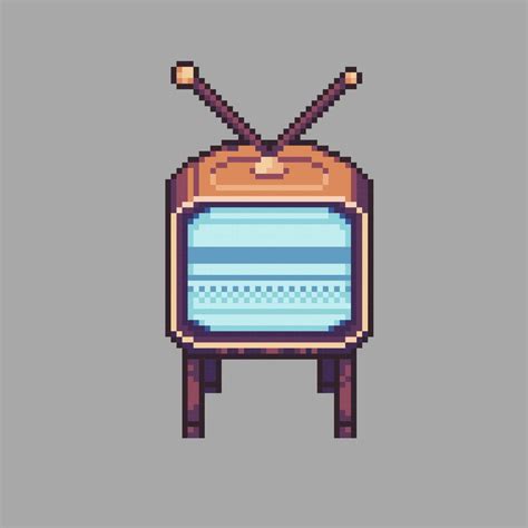 8 Bit Tv Vector Art Icons And Graphics For Free Download