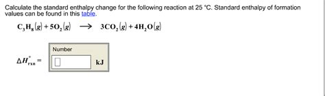 Solved Calculate the standard enthalpy change for the | Chegg.com