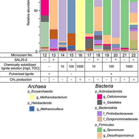 Microbial Community Structure Of Each Microcosm Experiment Using Download Scientific Diagram
