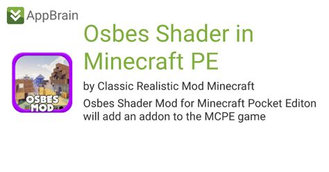 Osbes Shader In Minecraft Pe For Android Free App Download