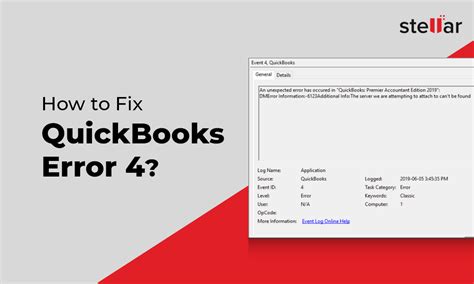 How Do I Fix QuickBooks Event Log Error