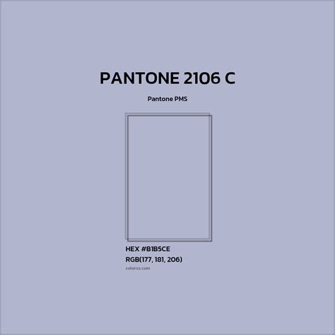 Pantone 2106 C Complementary Or Opposite Color Name And Code B1b5ce