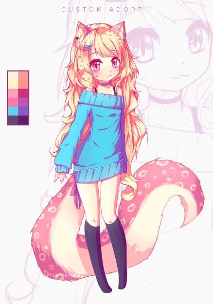 Full Body Anime Girl With Long Hair